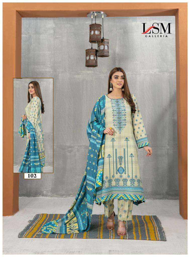sama samia by lsm galleria lawn designer salwar kameez catalogue design ...