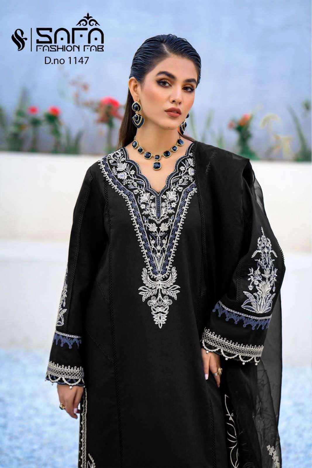 safa 1147 colour series by safa designer pakistani festive wear ...