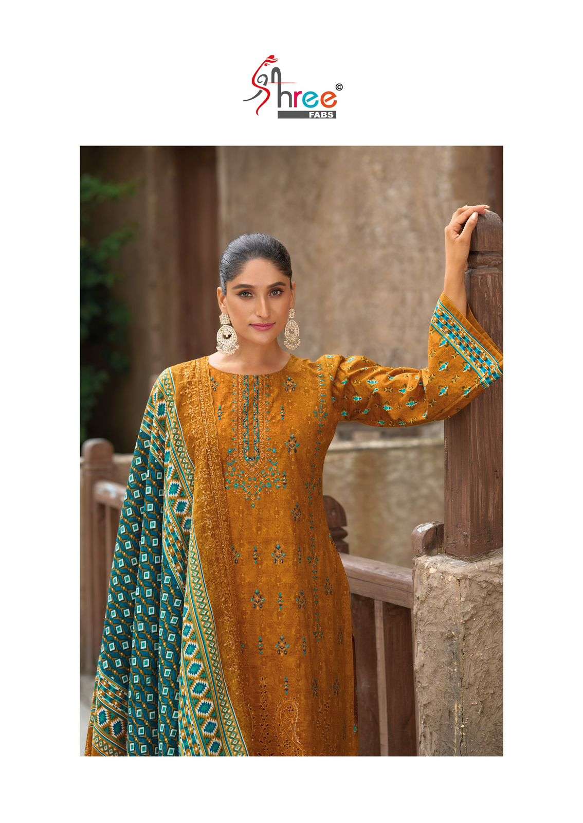 bin saeed vol-23 by shree fabs 3201-3206 series exclusive embroidered ...